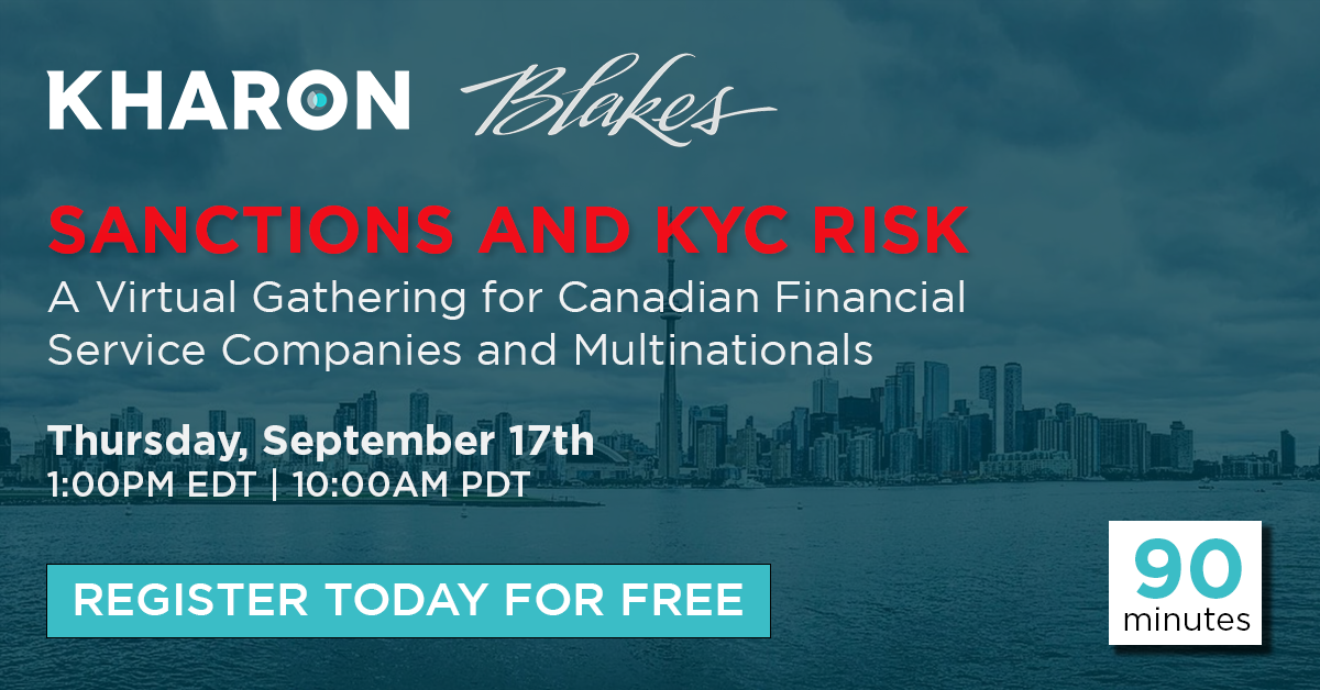 SANCTIONS AND KYC RISK: A Virtual Gathering for Canadian Financial ...